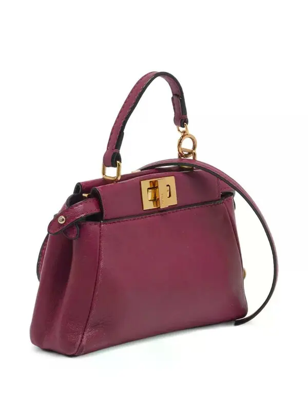 Fendi Micro Peekaboo Tote Bag - Pink