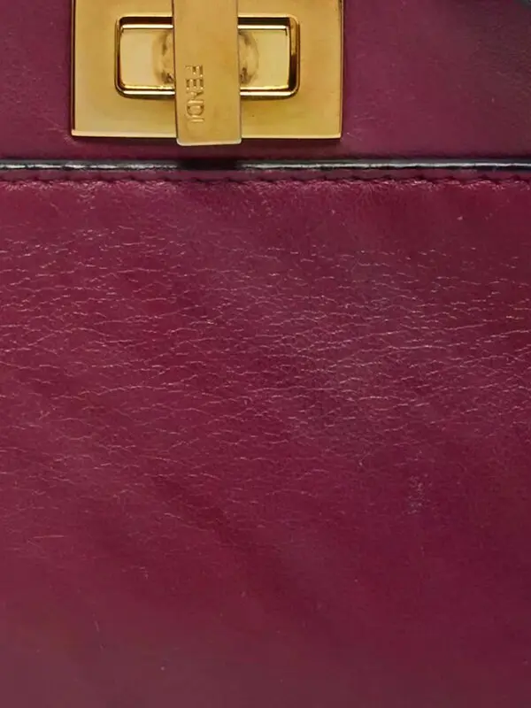 Fendi Micro Peekaboo Tote Bag - Pink