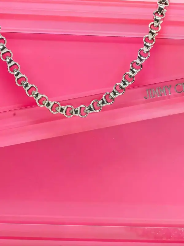 JIMMY CHOO Candy Chain Clutch Bag - Pink