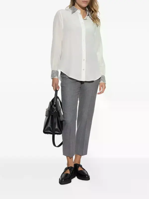 Alexander McQueen Pleated Wool Trousers