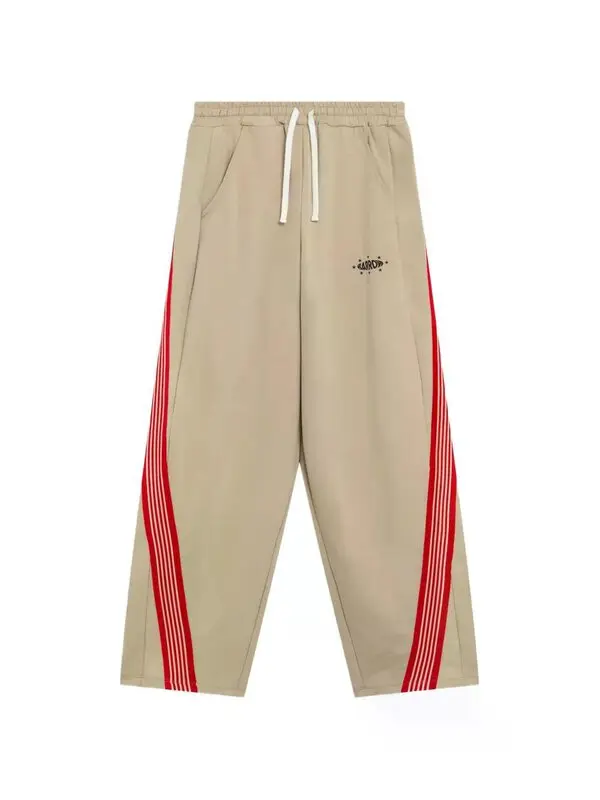 BARROW Logo-print Side-stripe Track Pants