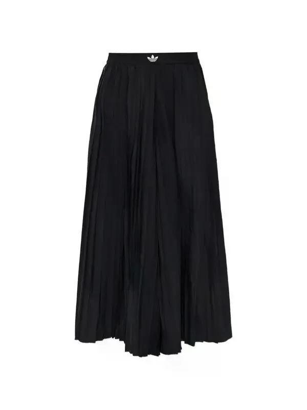 Adidas Pleated Wide-leg Palazzo Pants - Black