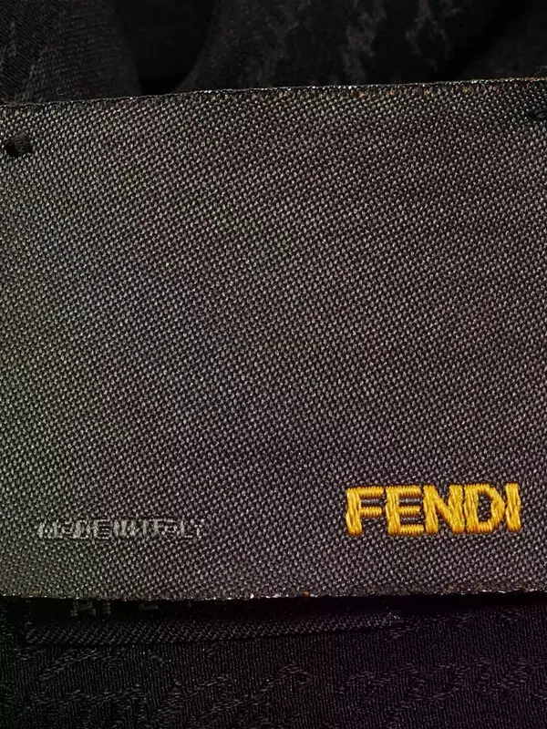 Fendi Striped Silk Scarf