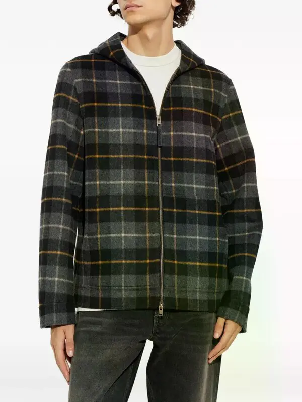 Woolrich Check-pattern Hooded Jacket