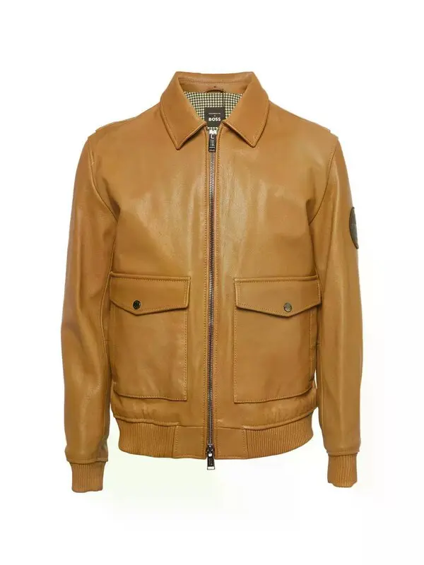 BOSS X Porsche Mylen Bomber Jacket - Brown