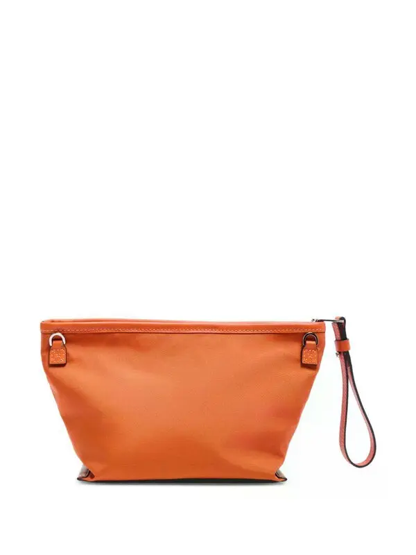 LANCEL Mistral Rollable Wristlet Pouch - Orange