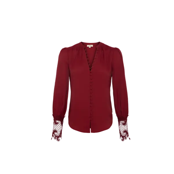 L'Agence Ava Blouse Top - Syrah