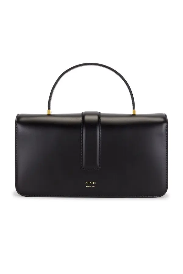 Khaite Blake Top Handle Bag - Black