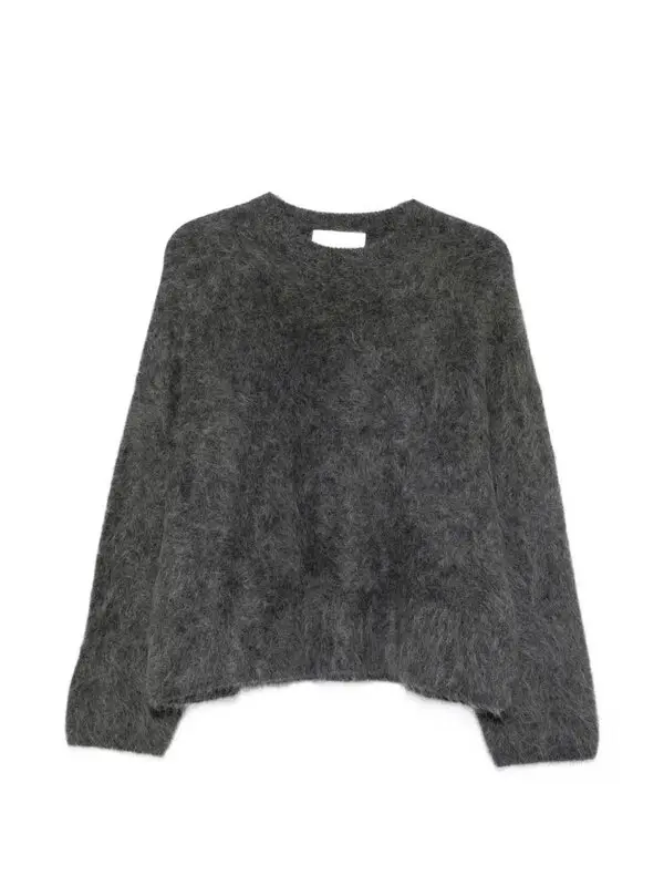 Soft Goat Brushed-finish Crew-neck Sweater