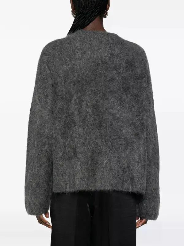 Soft Goat Brushed-finish Crew-neck Sweater