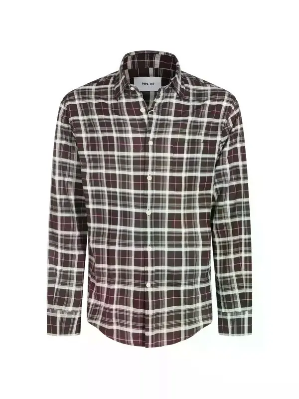 Nn07 Deon Check-print Shirt
