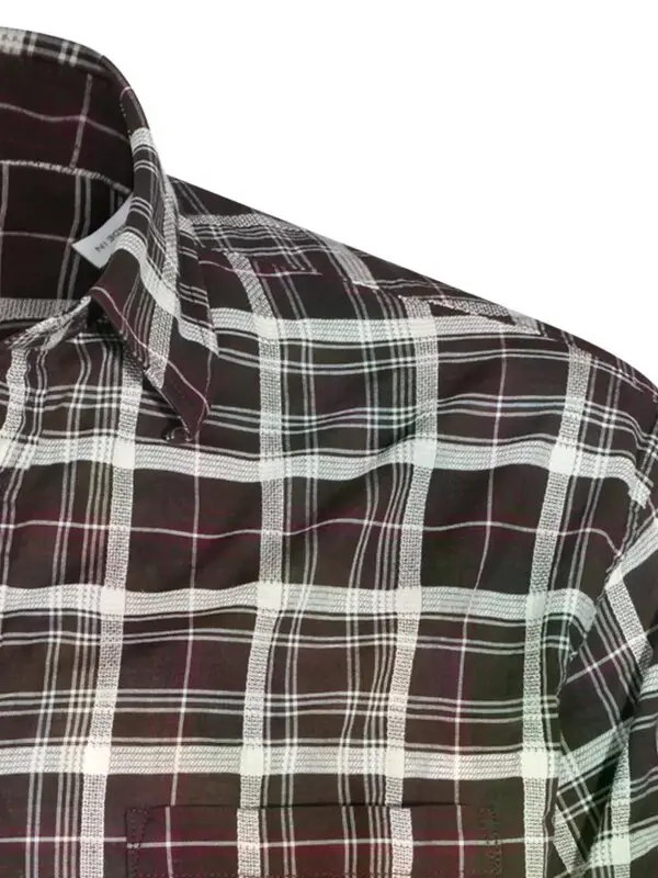 Nn07 Deon Check-print Shirt