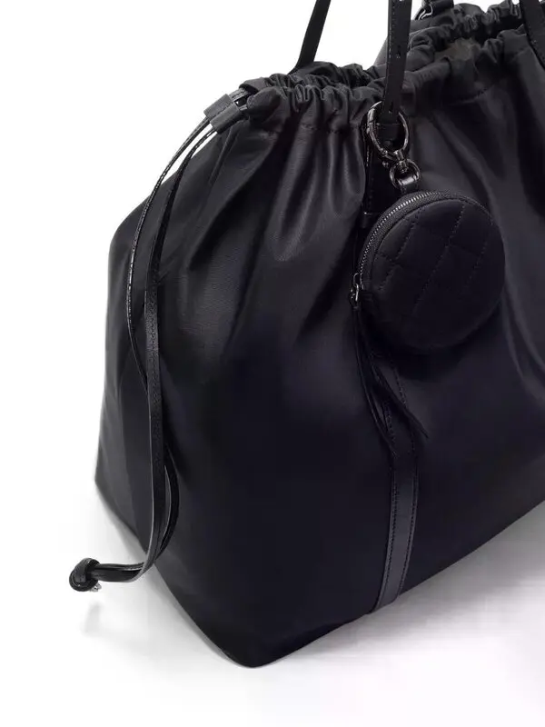 Mz Wallace Large Waverly Drawstring Tote Bag - Black