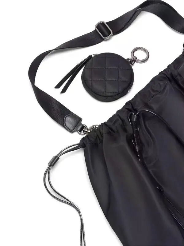 Mz Wallace Large Waverly Drawstring Tote Bag - Black