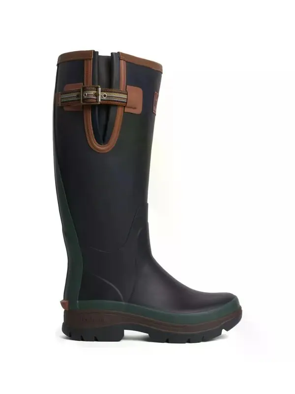 Barbour X Paul Smith Buckle-strap Rubber Boots - Blue