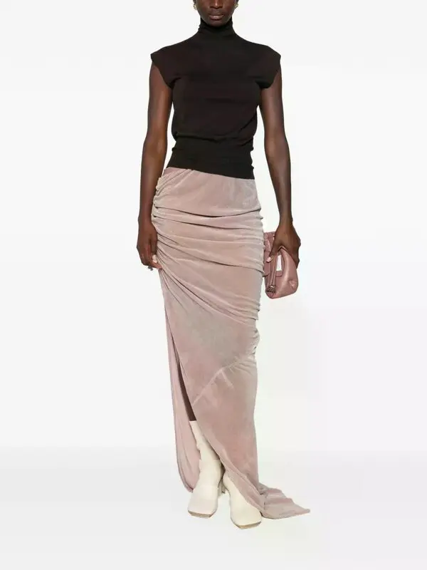 Rick Owens High-neck Sleeveless Tank Top - Brown
