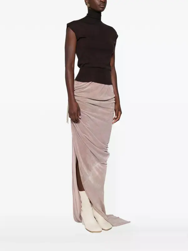 Rick Owens High-neck Sleeveless Tank Top - Brown
