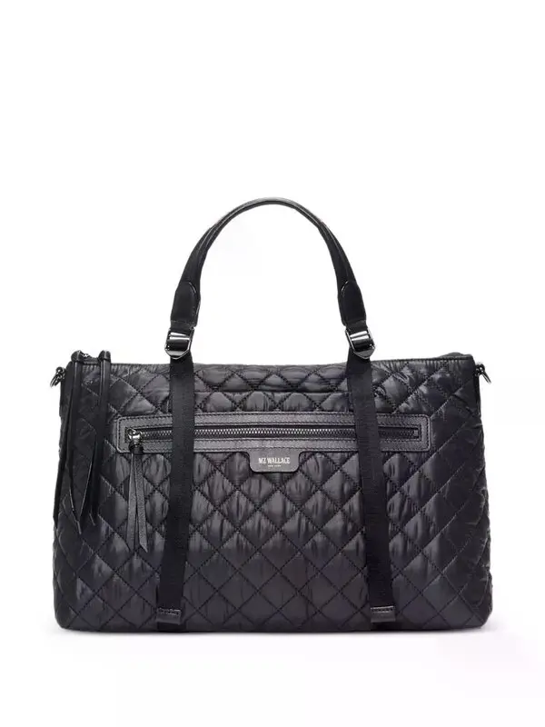 Mz Wallace Medium Park Quilted Tote Bag - Black