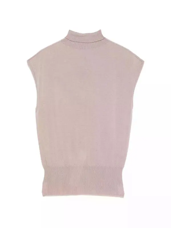 Rick Owens Sleeveless Turtleneck Tank Top - Pink