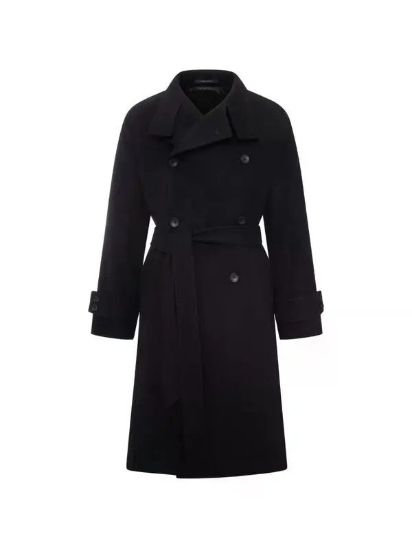 Tagliatore Belted Double-breasted Coat