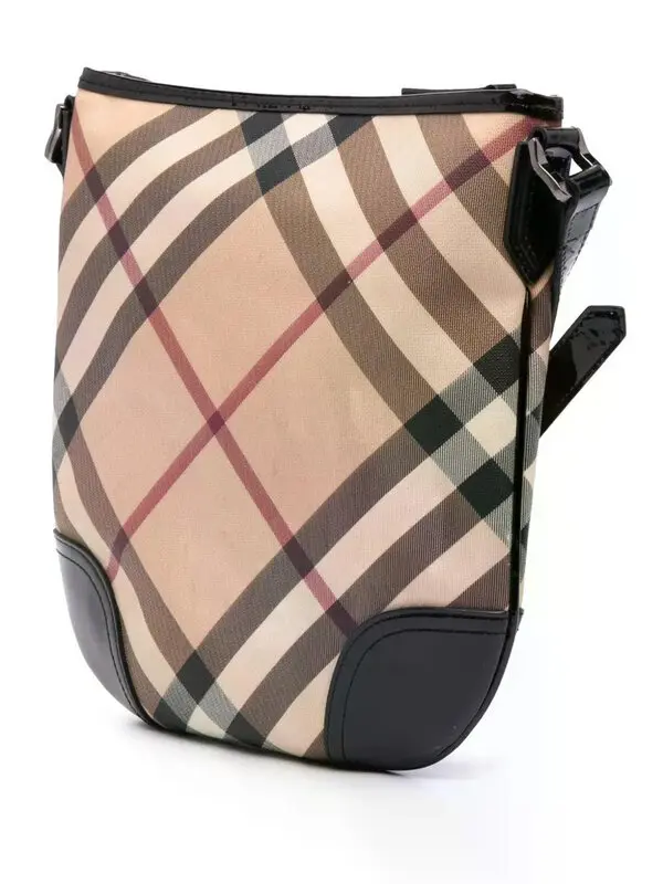 Burberry 2000-2017 Supernova Check Coated Canvas Dryden Crossbody Bag