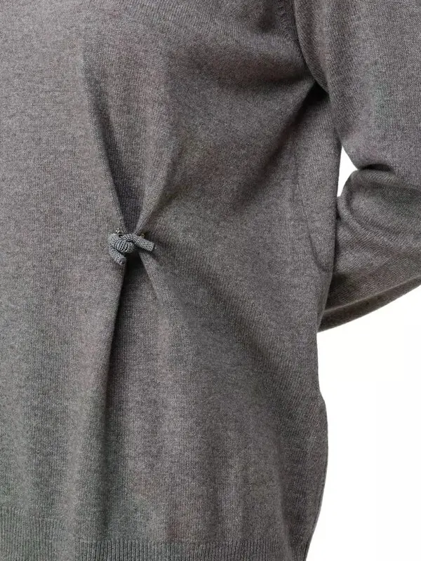 Fabiana Filippi Platinum High-neck Sweater