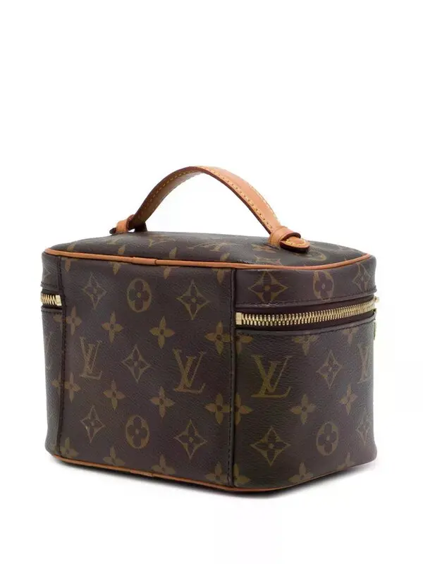 LOUIS VUITTON 2020 Monogram Nice Mini Case Vanity Bag - Brown