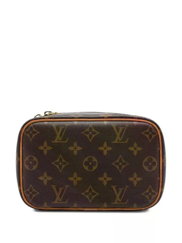 LOUIS VUITTON 2020 Monogram Nice Mini Case Vanity Bag - Brown