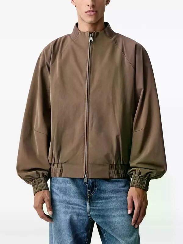 Rains Logo-patch Bomber Jacket