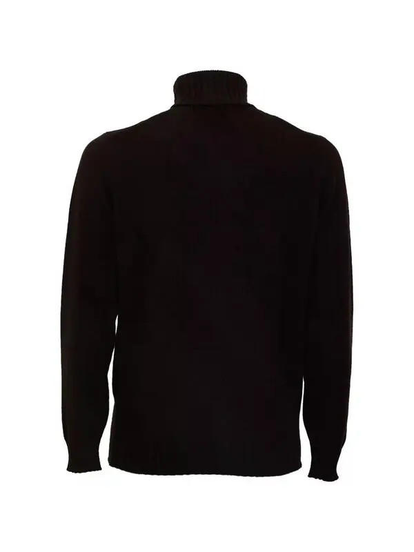 FILIPPO DE LAURENTIIS Roll-neck Knitted Sweater - Brown
