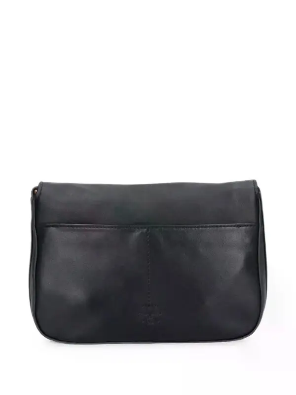 Pinko Medium Leather Bag With Love Birds Diamond Cut Buckle