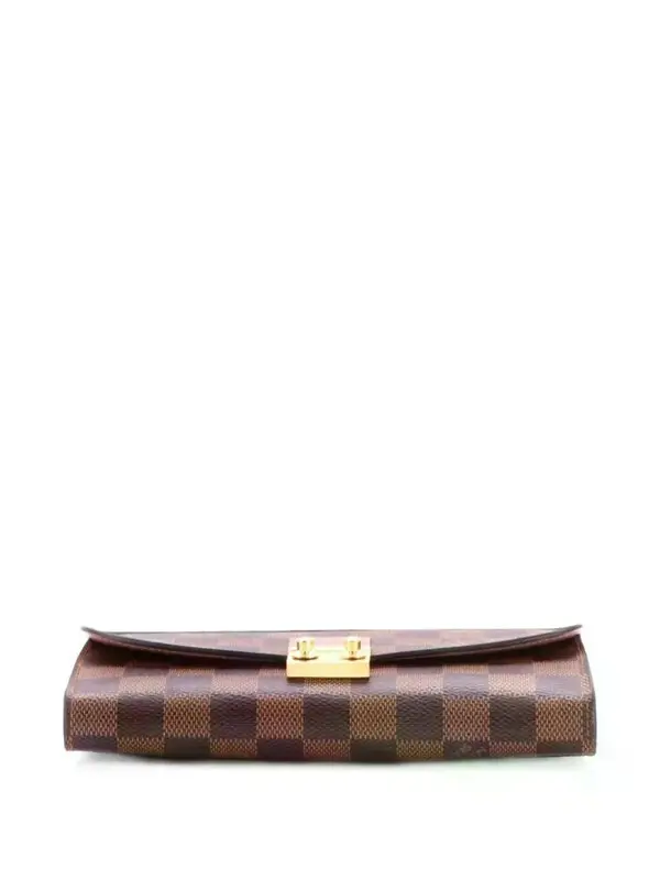 LOUIS VUITTON Croisette Chain Wallet Damier Crossbody Bag