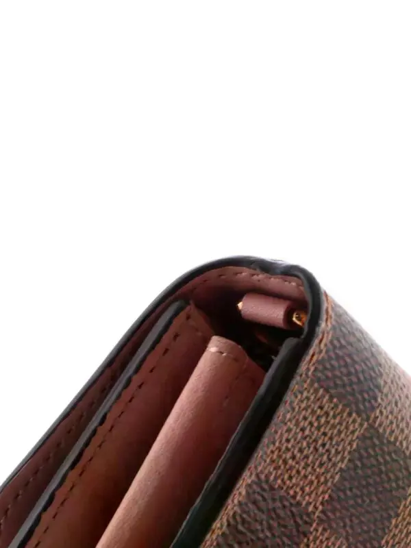 LOUIS VUITTON Croisette Chain Wallet Damier Crossbody Bag