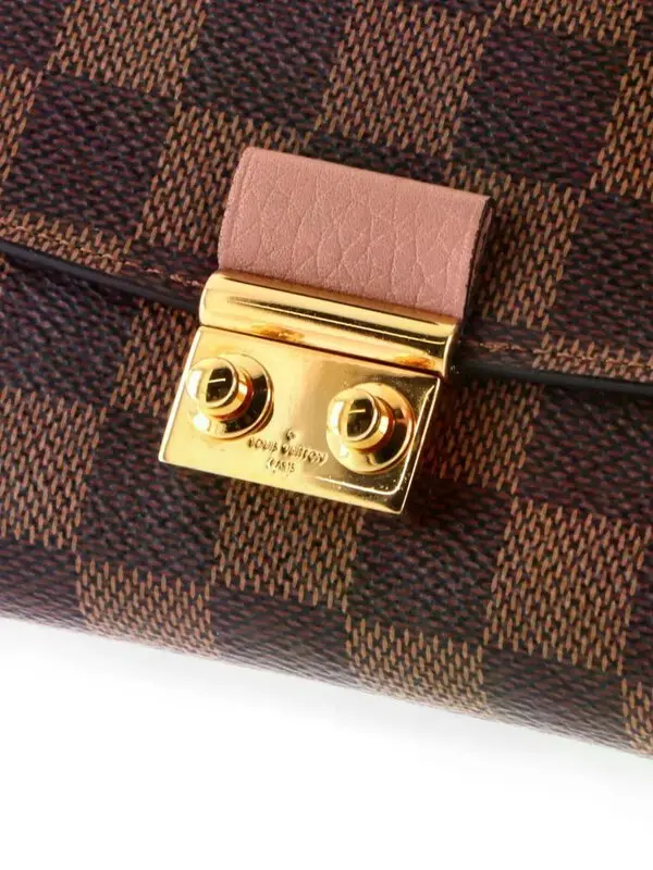 LOUIS VUITTON Croisette Chain Wallet Damier Crossbody Bag