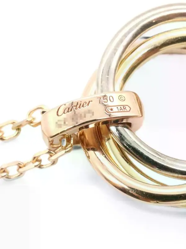 Cartier 2010s Trinity Diamond Necklace
