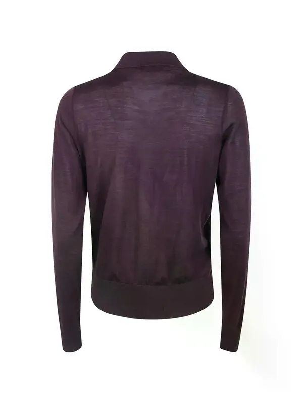 NUUR Button-down Polo-collar Top