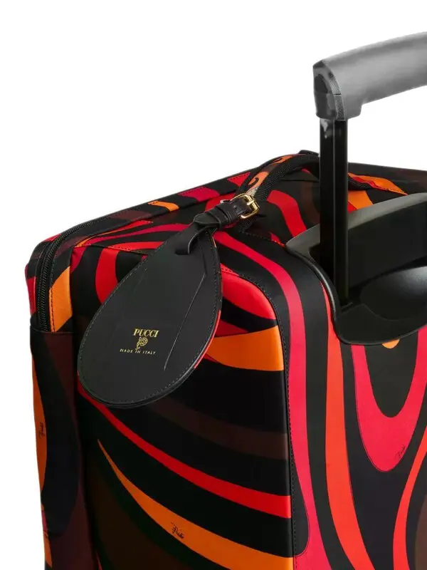 Emilio Pucci Marmo-print Luggage Name Tag