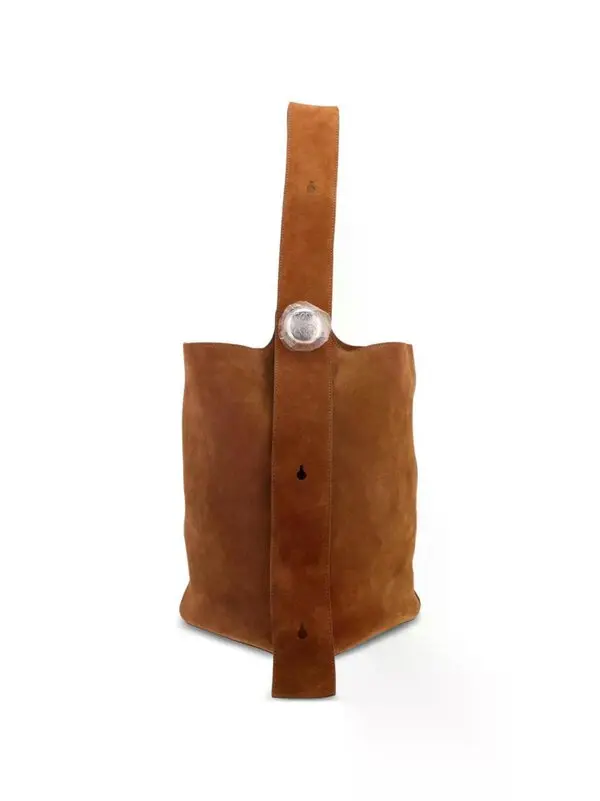 Loewe 2020s Pebble Suede Handbag