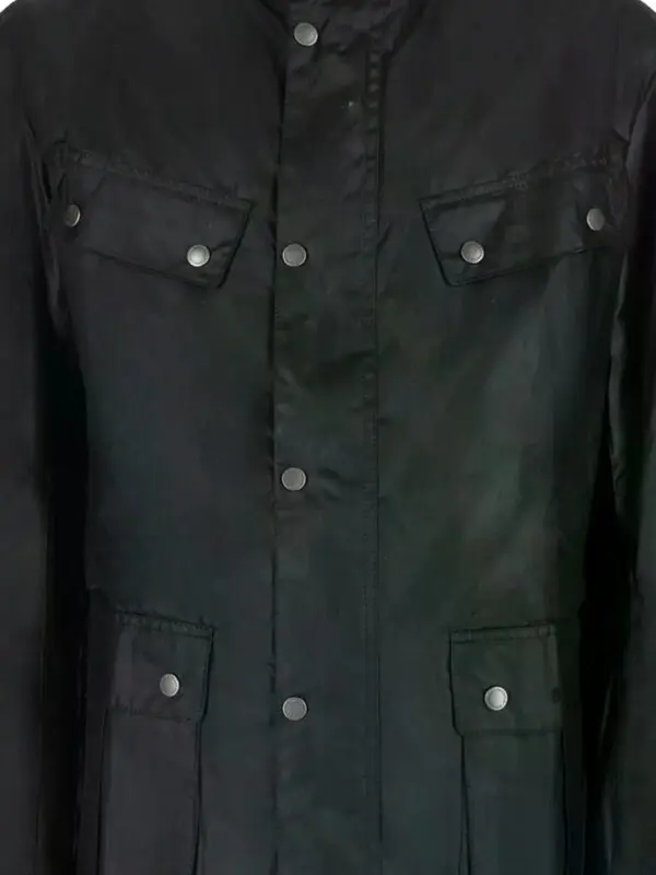 BARBOUR INTERNATIONAL Tourer Duke Waxed-finish Multi-pocket Jacket