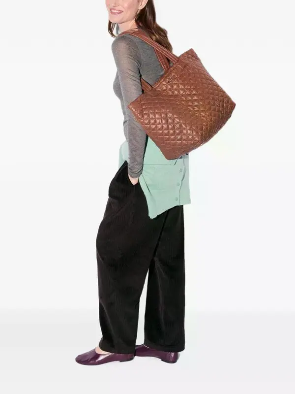 Mz Wallace Medium Metro Tote Deluxe Tote Bag - Brown