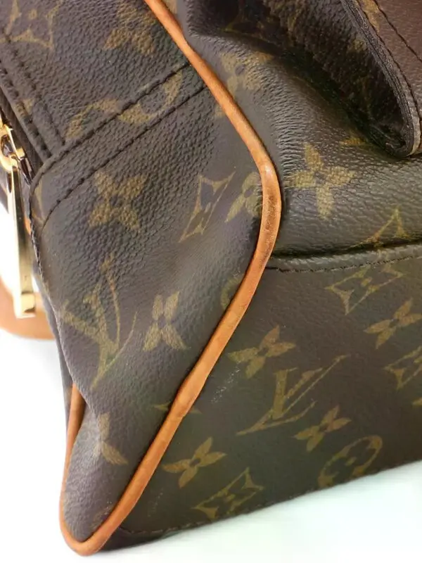 LOUIS VUITTON Manhattan Handbag Monogram Canvas Gm Satchel - Brown