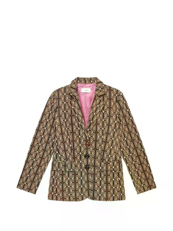 Malìparmi Long-sleeves Jacquard Blazer