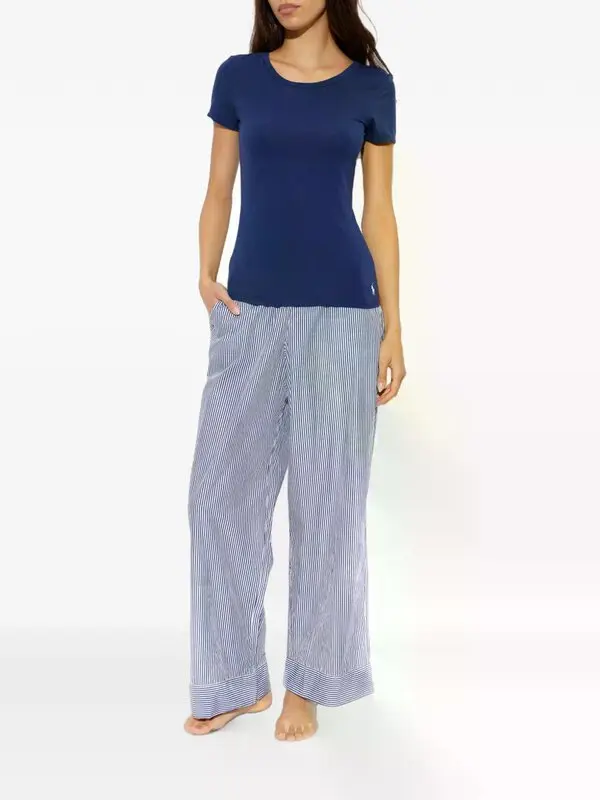 Polo Ralph Lauren Striped Cotton Pyjama Bottoms - Blue