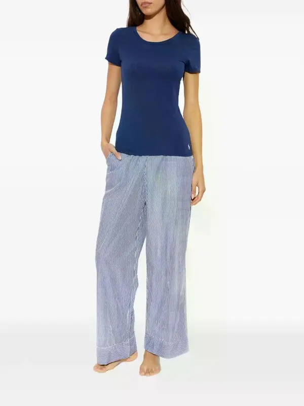 Polo Ralph Lauren Striped Cotton Pyjama Bottoms - Blue