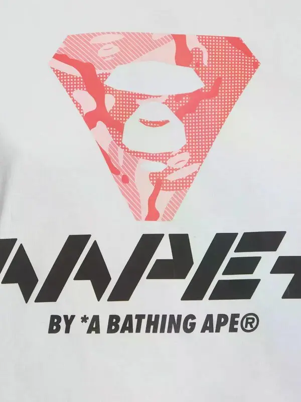 A BATHING APE Logo Camo-print Hoodie