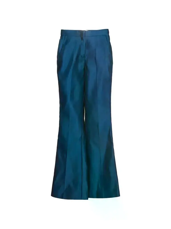 Fendi Charleston Wide-leg Trousers - Blue