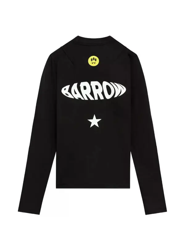 BARROW Logo-print Long-sleeved T-shirt