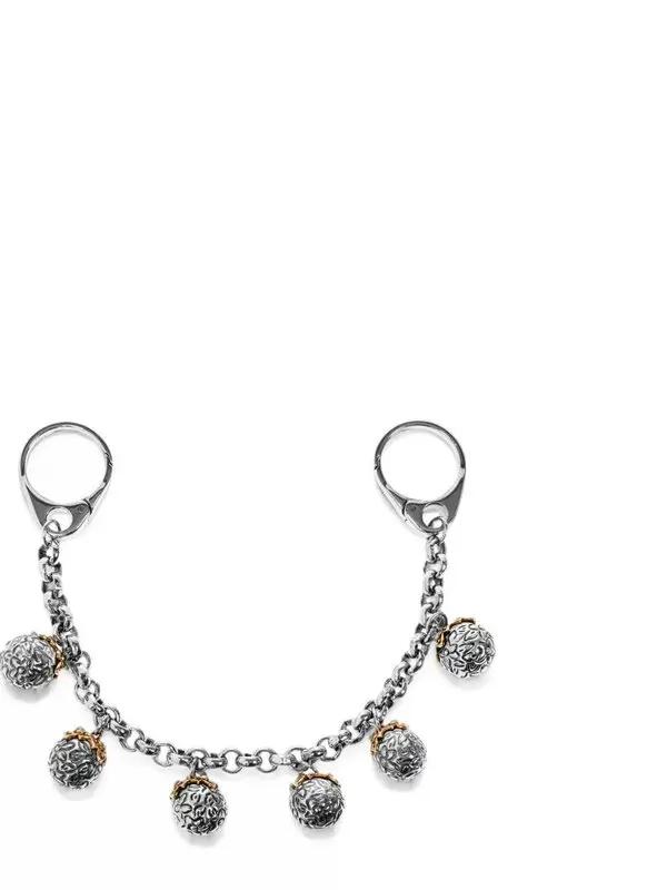Alexander McQueen Heirloom Chain Bag Charm - Silver