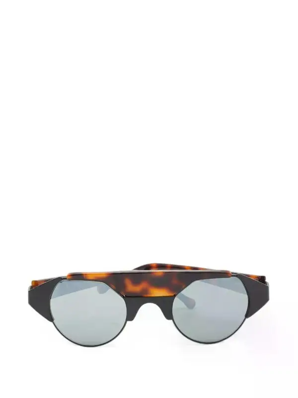 Loewe Slw 489 Ashley Round Sunglasses - Brown