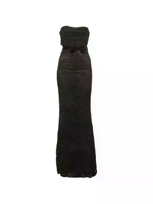 Elisabetta Franchi Zip-fastening Maxi Dress - Black